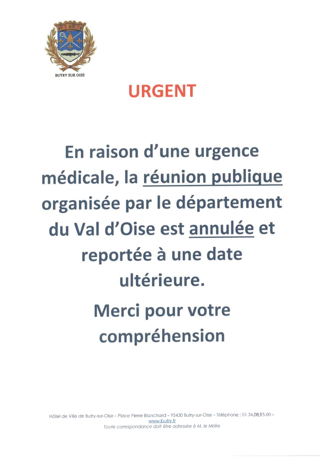 Report réunion publique - butrysuroise.fr, site officiel de la Mairie ...